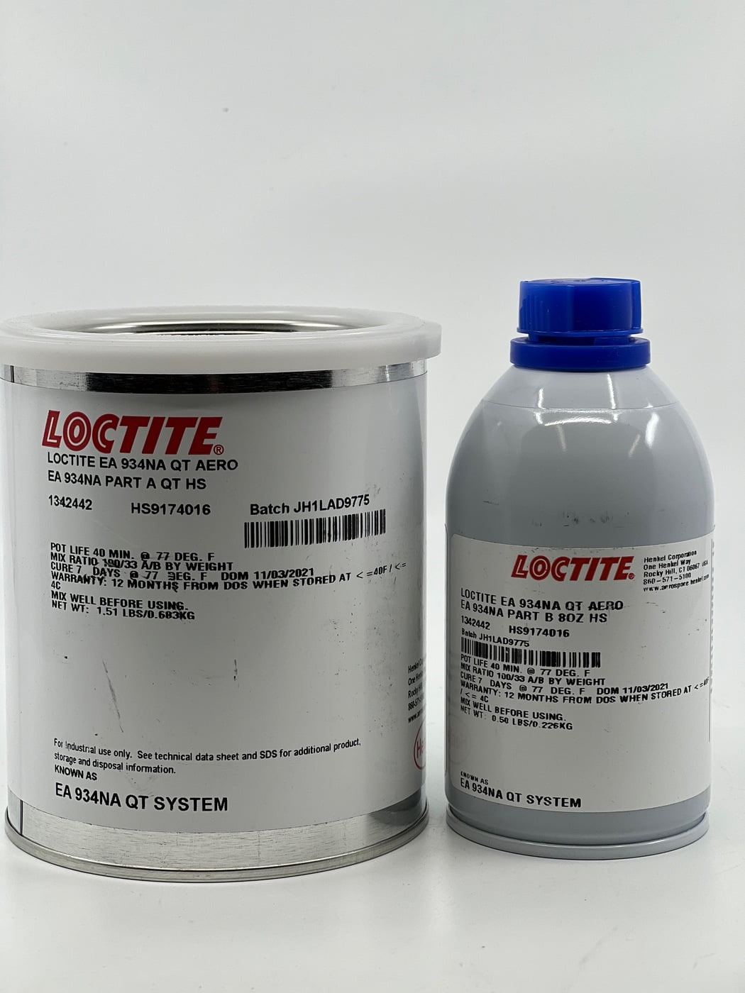 Henkel LOCTITE EA 934NA AERO Gray High-Temperature Epoxy Adhesive ...
