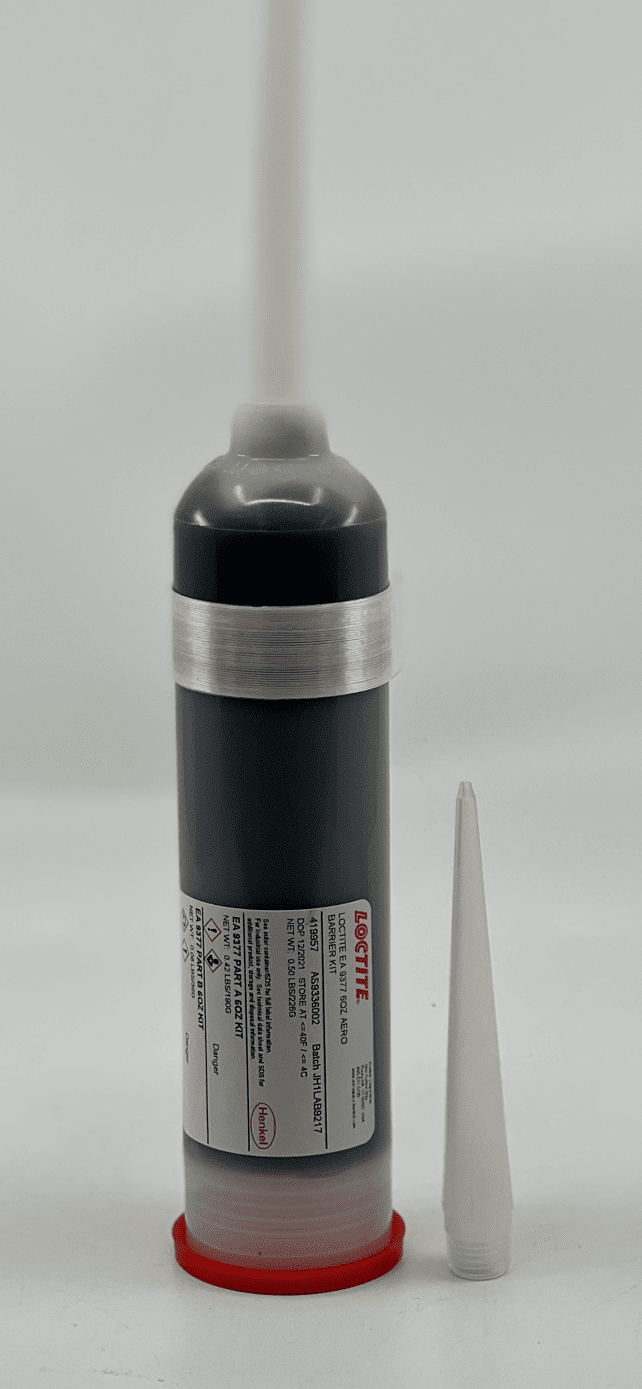Henkel LOCTITE EA 9377 AERO Dark Gray Epoxy Paste Adhesive - 6 oz SemKit
