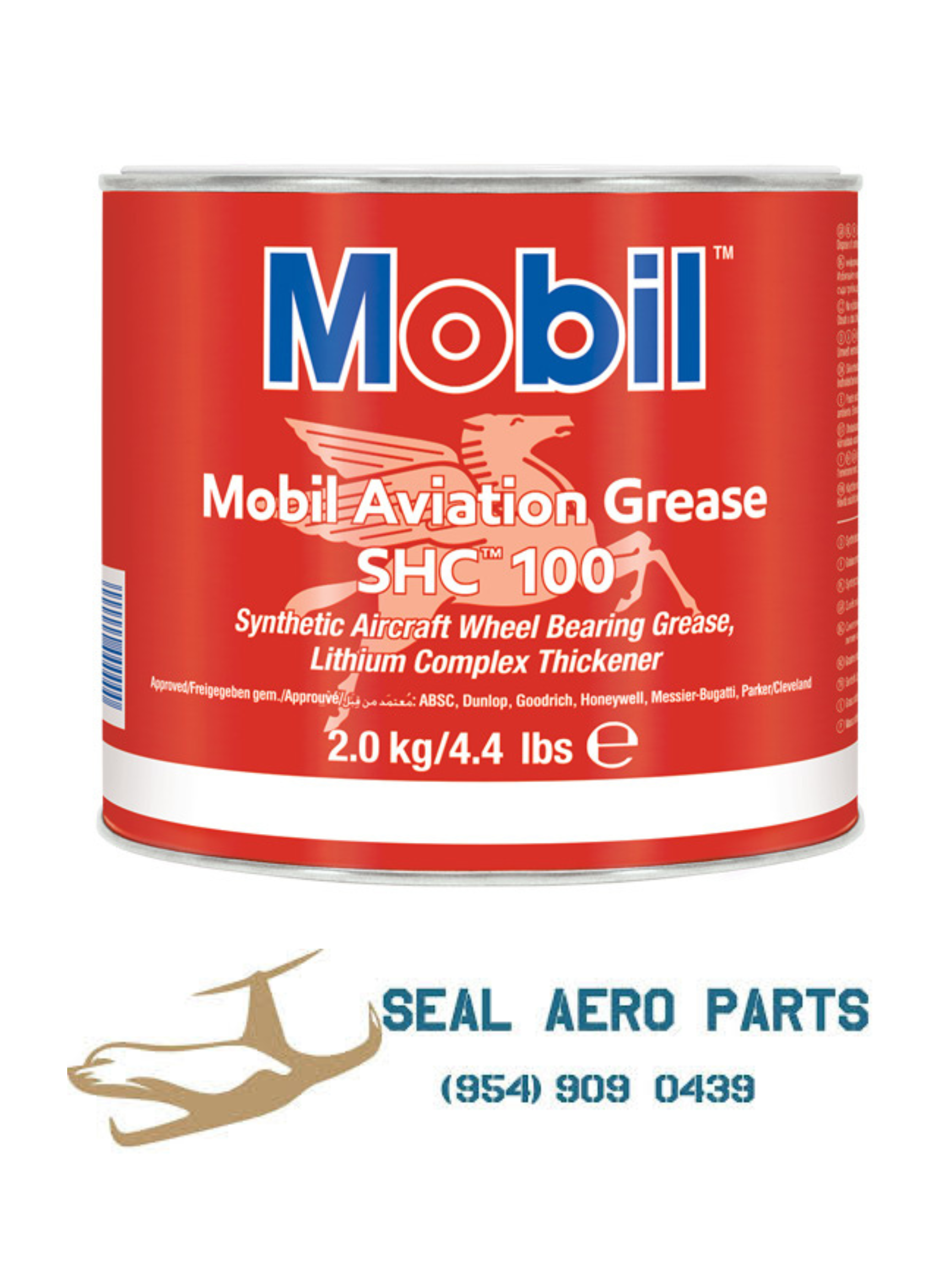 MOBIL SHC 100 GREASE (4.4 LB PAIL)