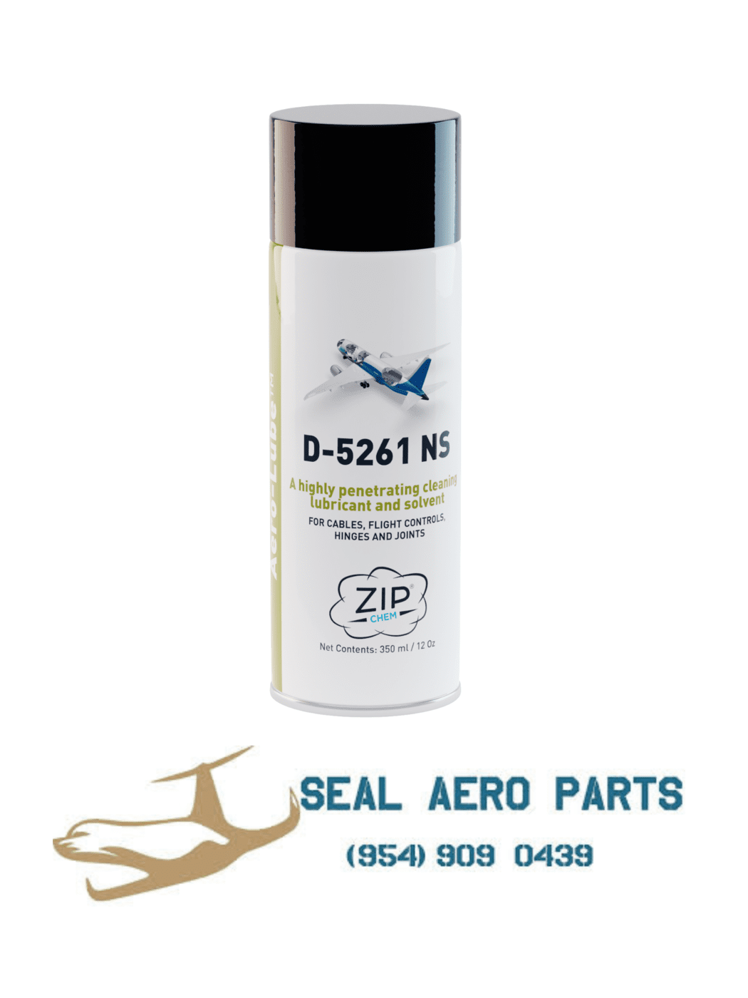 Zip-Chem D-5261NS Silicone Lubricant 12oz Can